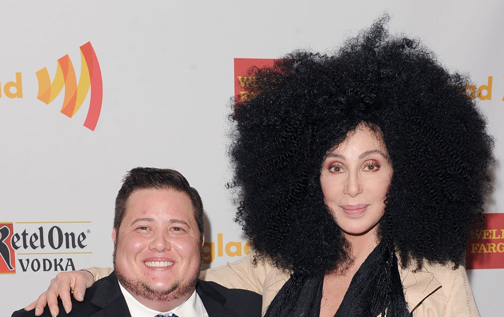 Cher and Giant Hair Present Son Chaz Bono with GLAAD Award | ExtraTV.com