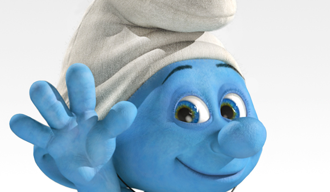 Pic! Introducing Mario as Social Smurf | ExtraTV.com