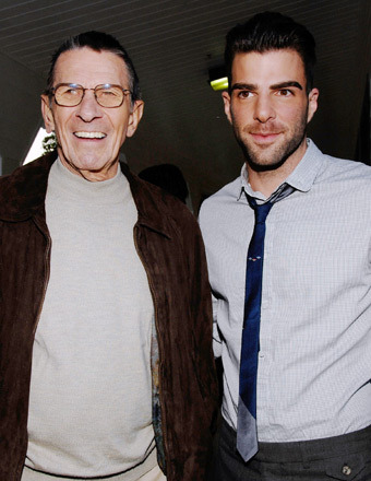 Leonard Nimoy, Zachary Quinto in Battle of the Spocks - Star Trek Video | ExtraTV.com