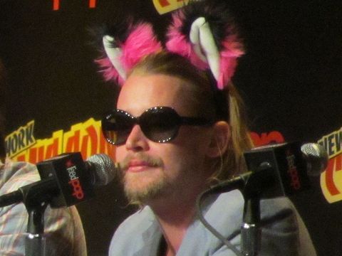 Child Star Macaulay Culkin Hits NYC Sporting a Beard and Bunny Ears ...