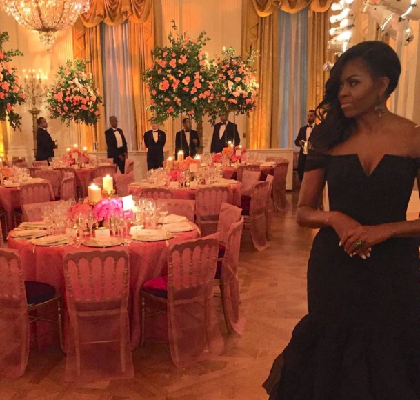 Michelle Obama Stuns at Star-Studded State Dinner | ExtraTV.com