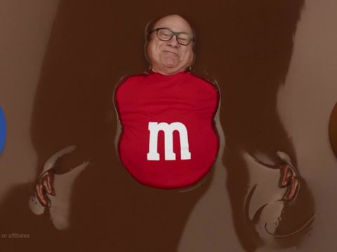 Danny DeVito Stars as Red M&M in New Super Bowl Commercial | ExtraTV.com