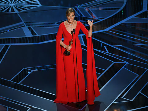 Allison Janney Thanks 'I, Tonya' Bird in Oscars 2018 Acceptance Spe...