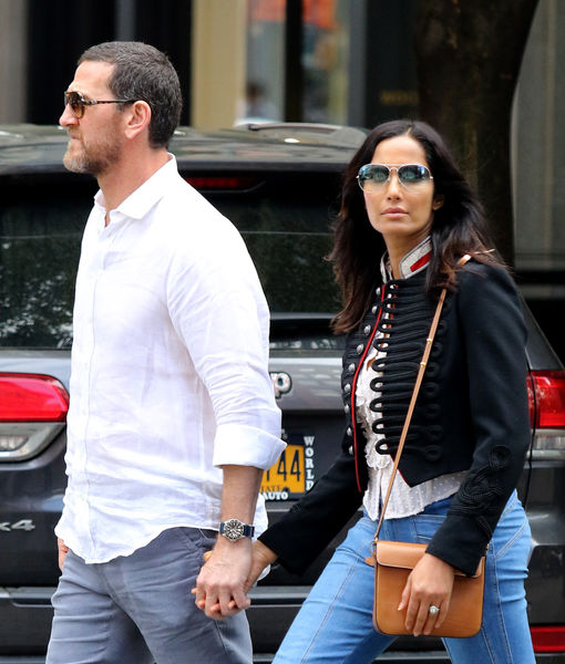 Engaged? Padma Lakshmi Spotted with Giant Sparkler | ExtraTV.com