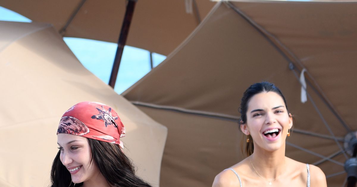 Bikini Party Kendall Jenner And Bella Hadid Flaunt It In Miami