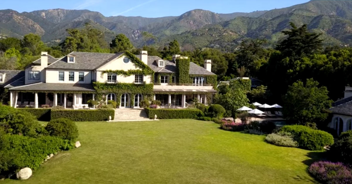 Mansions & Millionaires: A Look at Rob Lowe’s Former Montecito Home ...